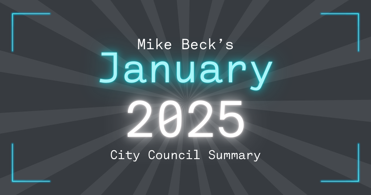 Bangor City Council: Mike Beck’s January 2025 Summary - Bangor Mike